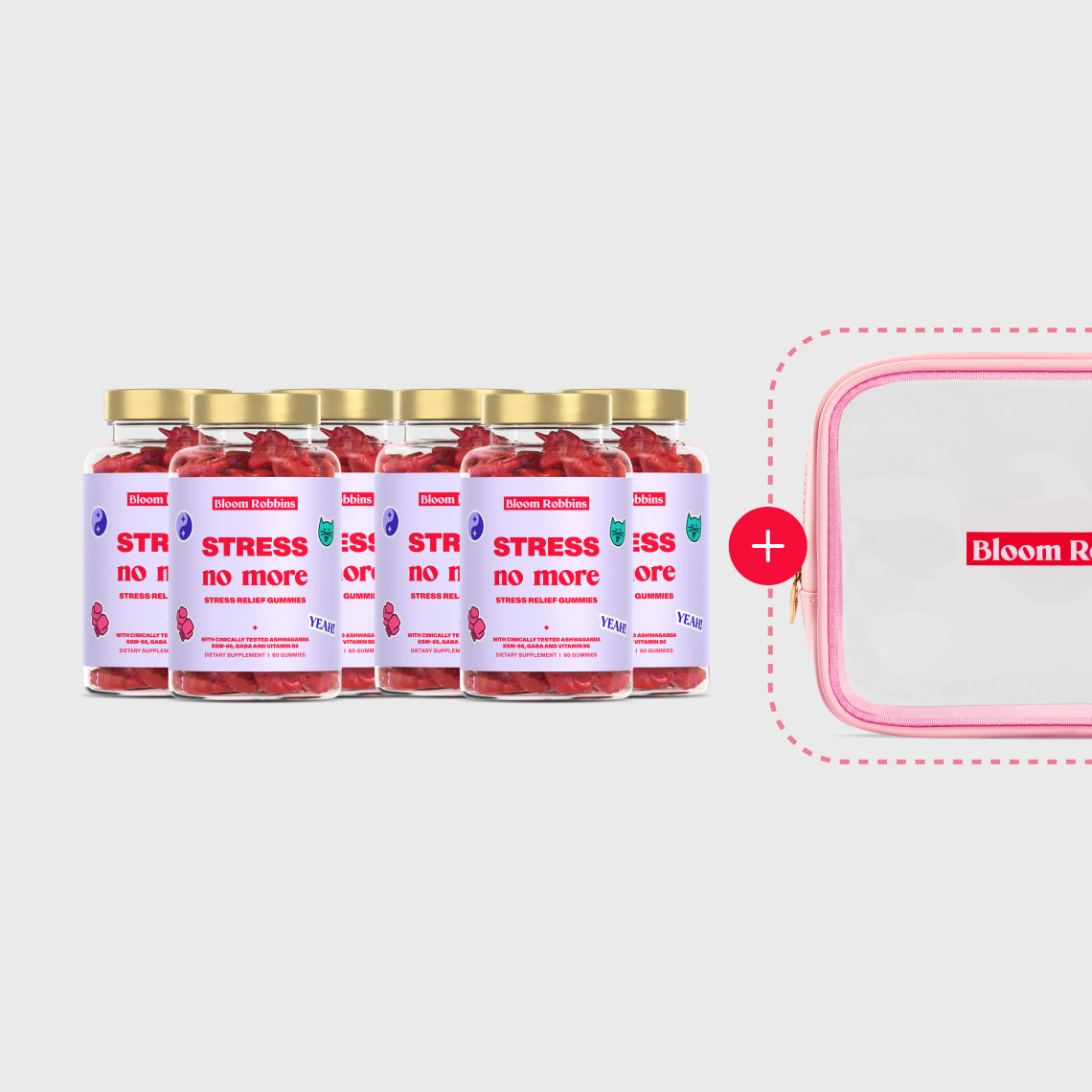 No More Stress gummies – Bloom Robbins